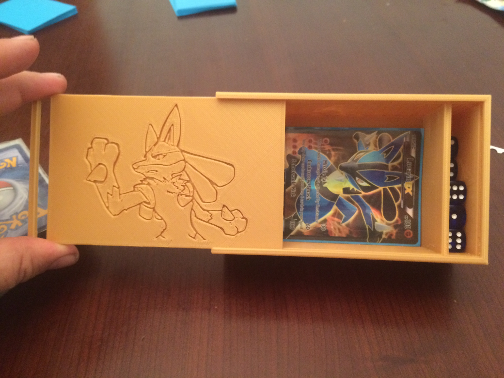 Lucario Card Box | Files to download and to 3D print for free - 3DPEA