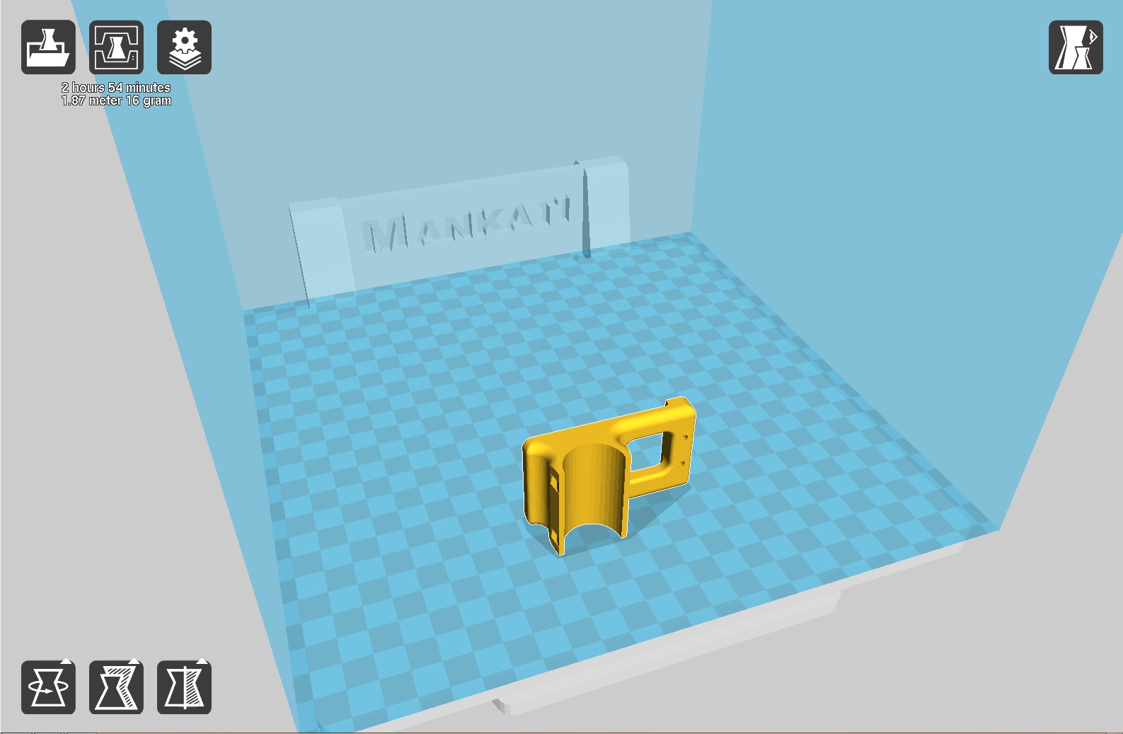 GoPro Remote 22mm Handle Bar Bike Mount | Files to download and to 3D ...