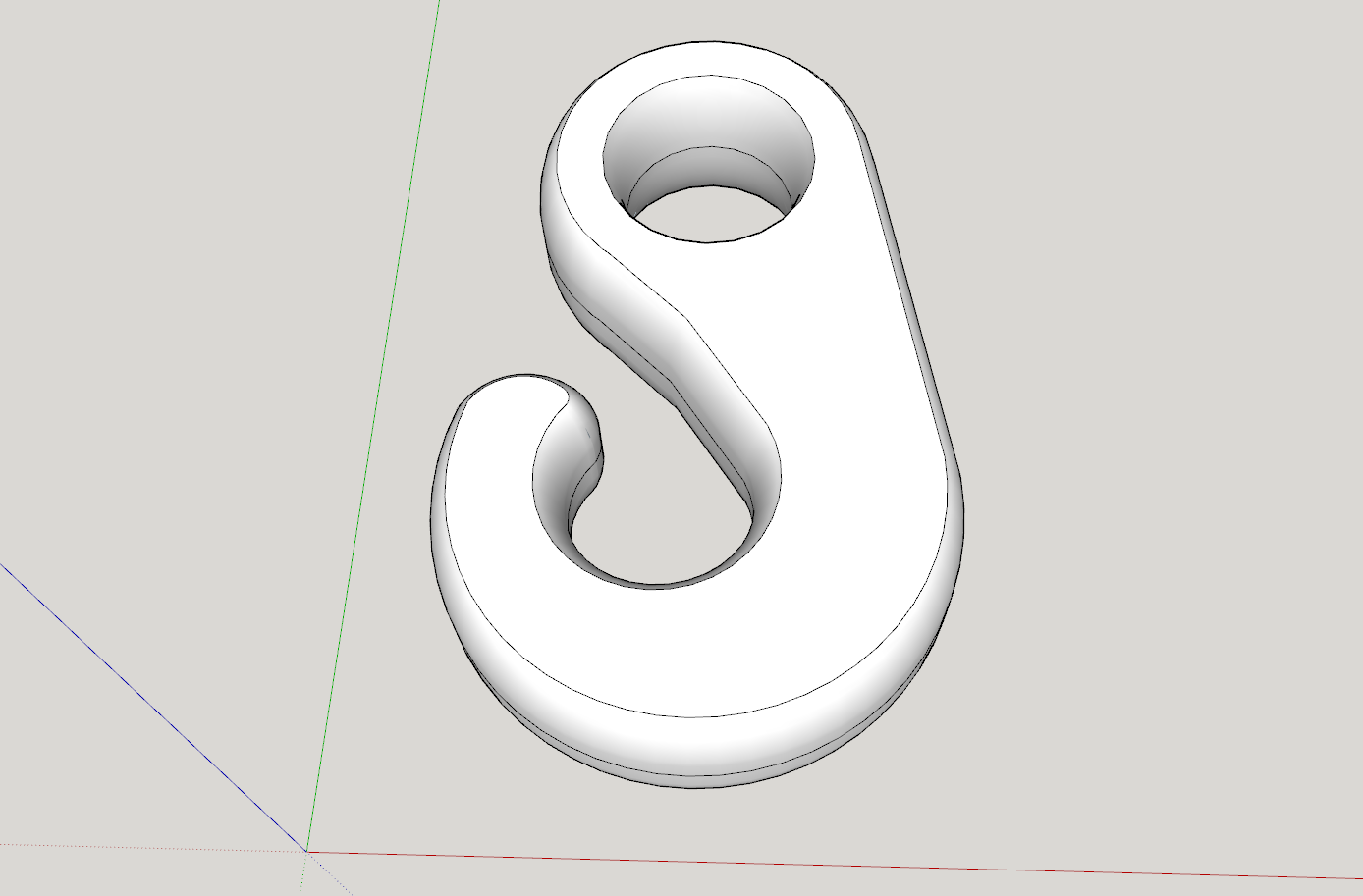 Simple Paracord Hook - 3DPEA