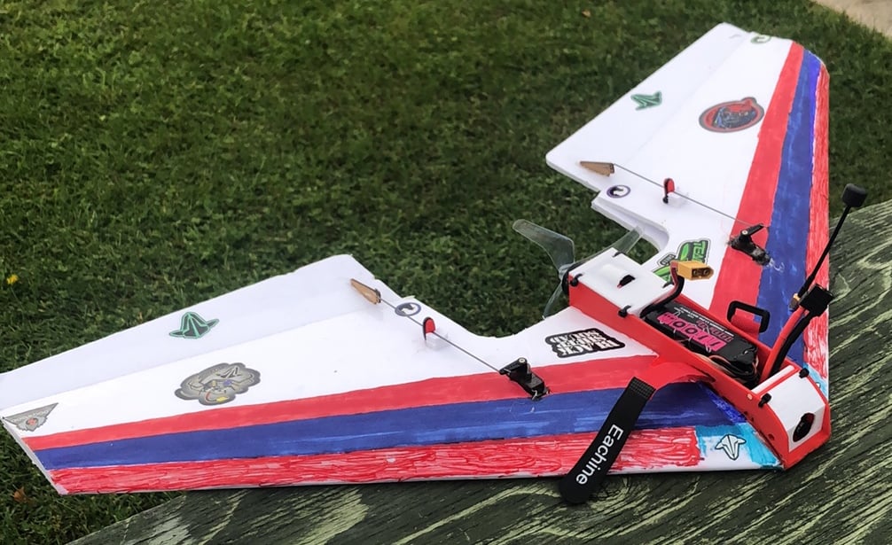 FliteTest Arrow complete FPV and electronic bay (Fuselage) | Files to ...