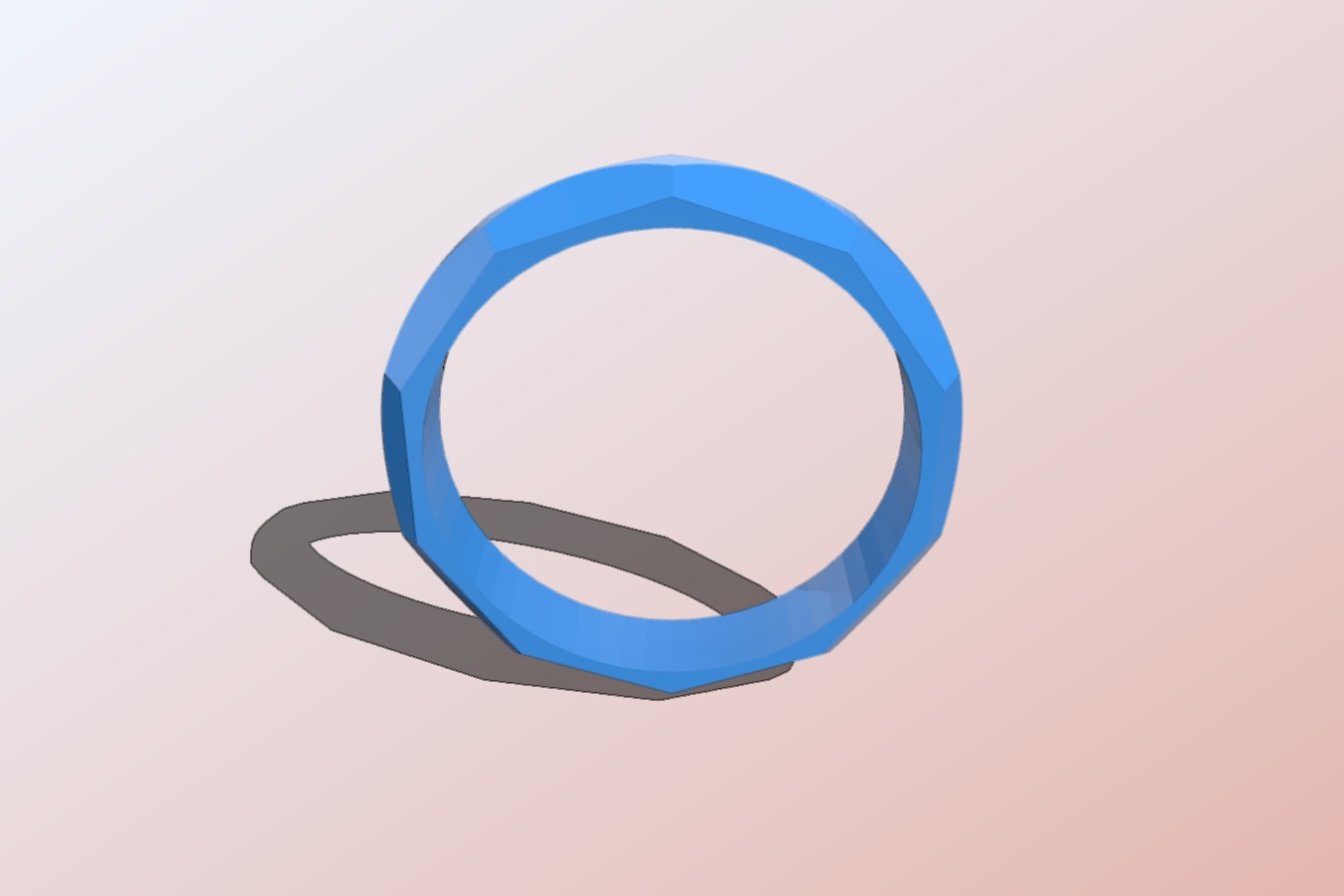 Modern ring | Files to download and to 3D print for free - 3DPEA