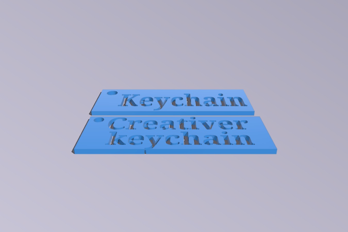 2 Creative keychains - 3DPEA