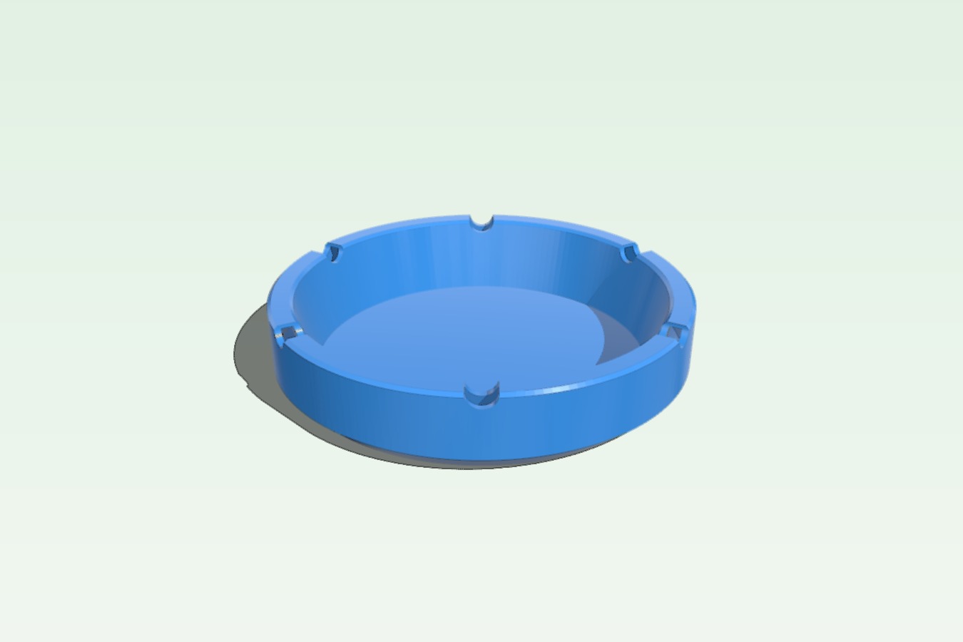 simple ashtray | Files to download and to 3D print for free - 3DPEA