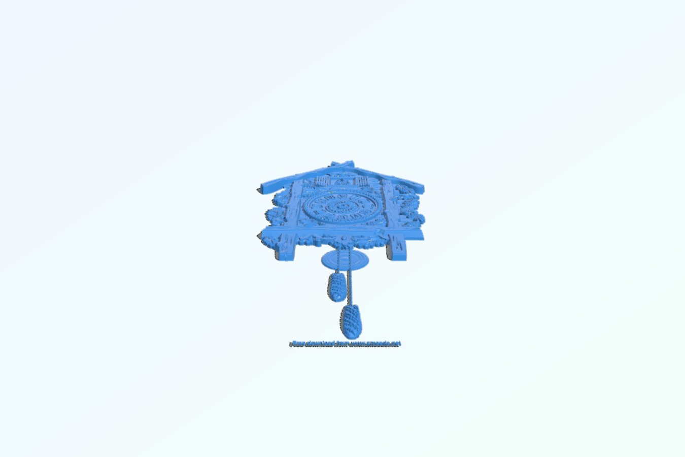 Wall clock pattern | Files to download and to 3D print for free - 3DPEA