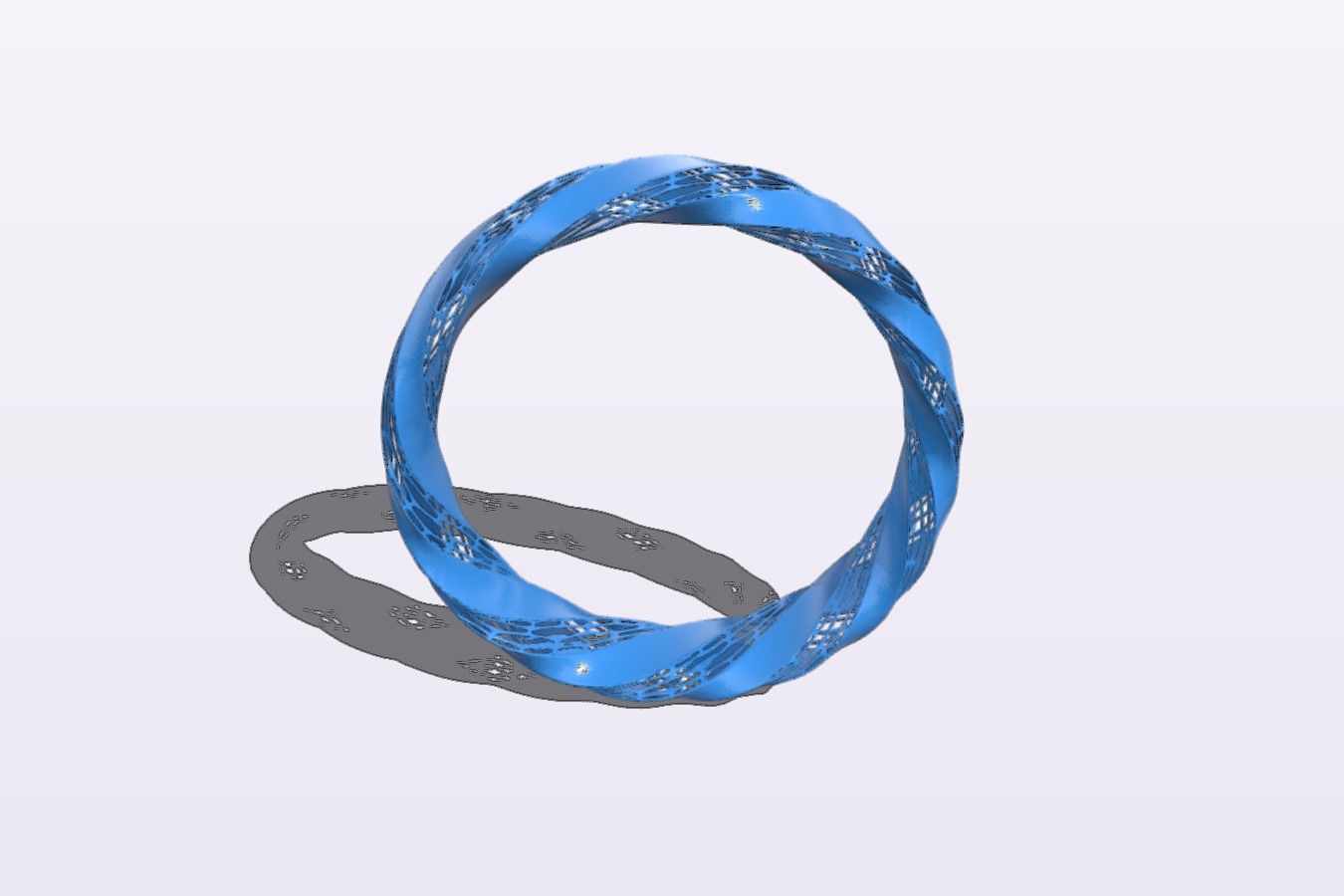 Voronoi ring | Files to download and to 3D print for free - 3DPEA