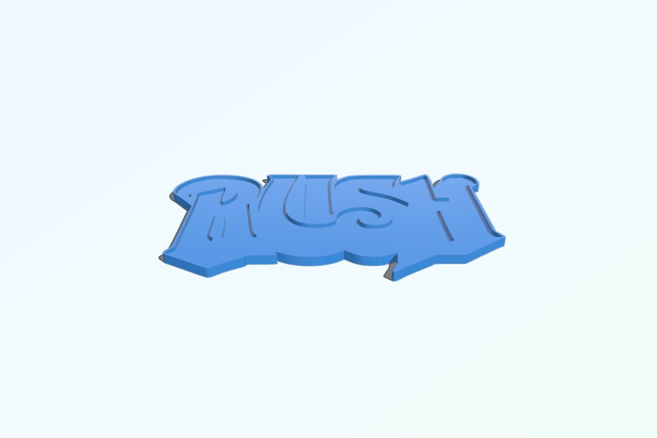 Rush (Band) Logo - 3DPEA