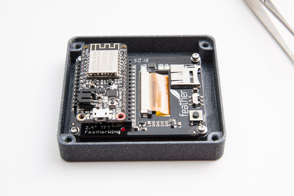 Better Case for Adafruit ESP8266 Color WiFi Weather Station - 3DPEA