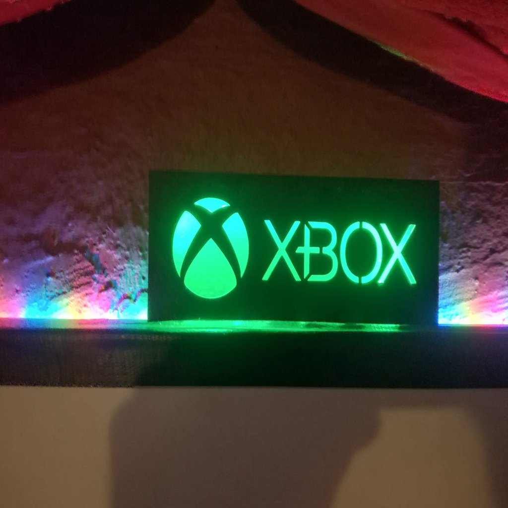 Xbox Light box | Files to download and to 3D print for free - 3DPEA