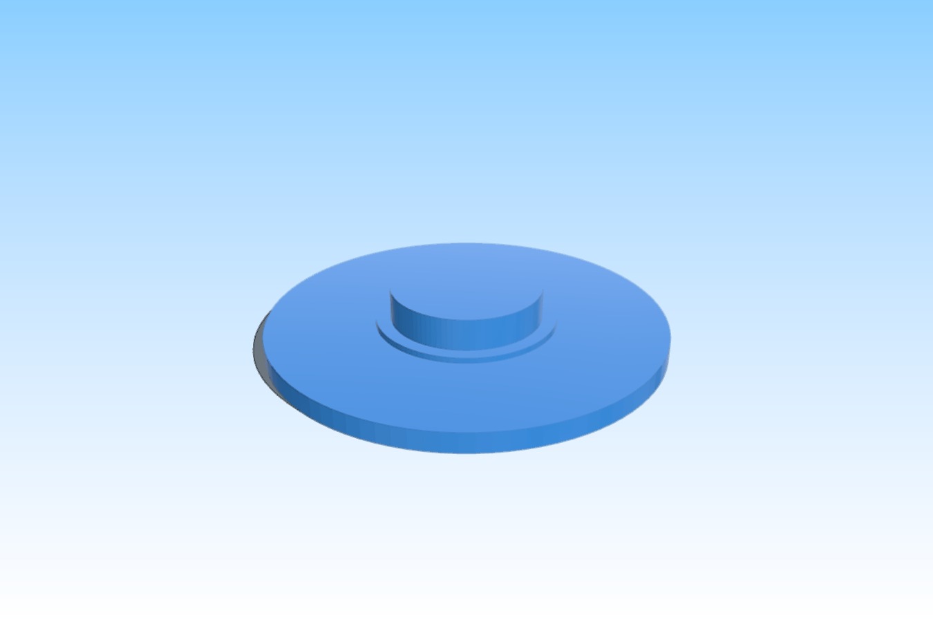 My Customized Parametric Fidget Spinner Button - 3dstl