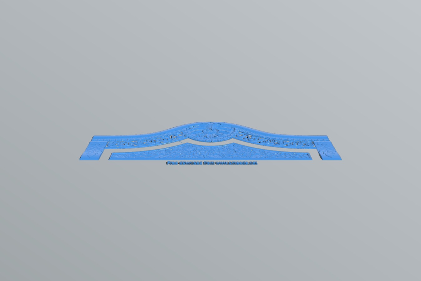 Bed frame pattern | Files to download and to 3D print for free - 3DPEA