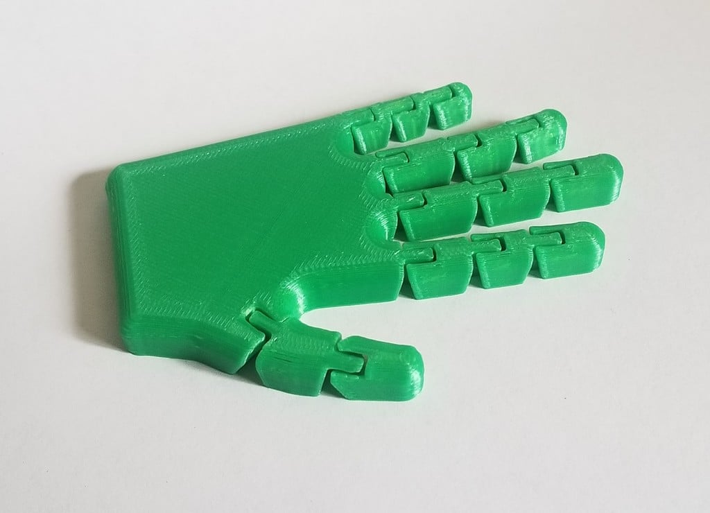 Flexi Hand | Files to download and to 3D print for free - 3DPEA