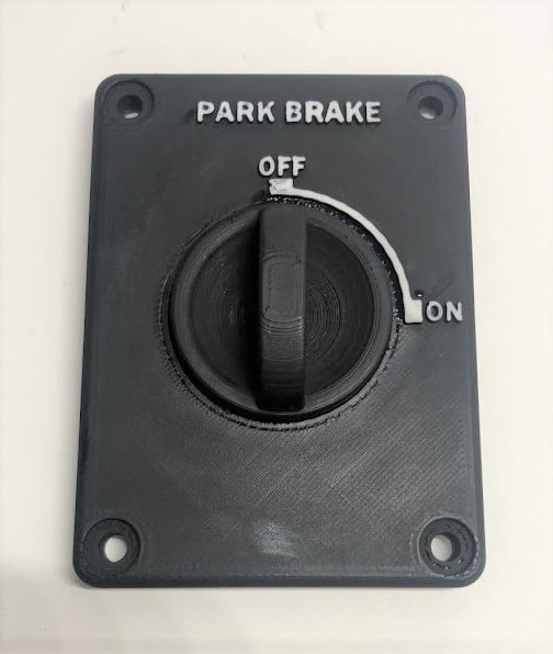 Flight Simulator TBM Park Brake - 3DPEA