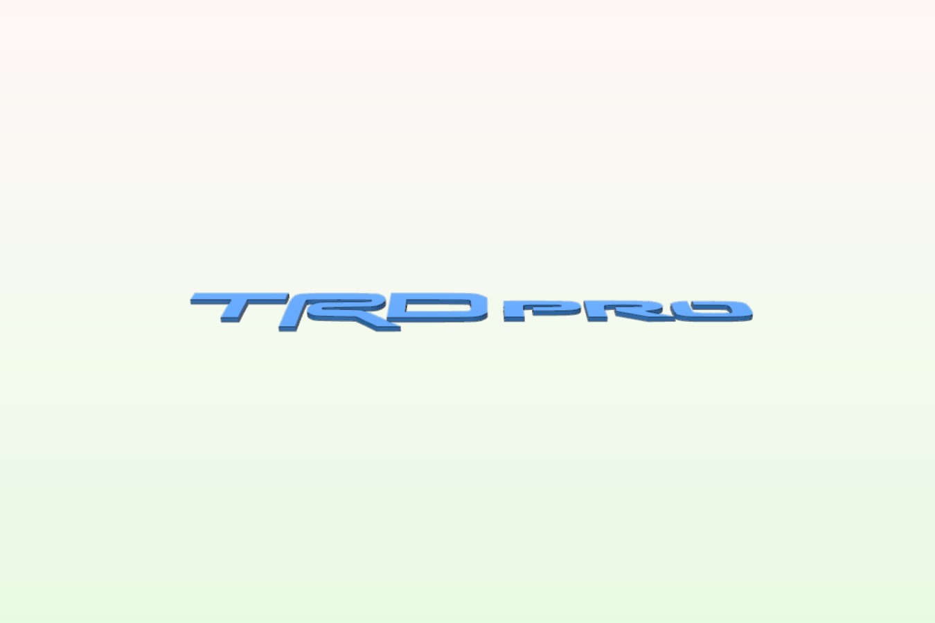 TRD Pro Logo - 3DPEA